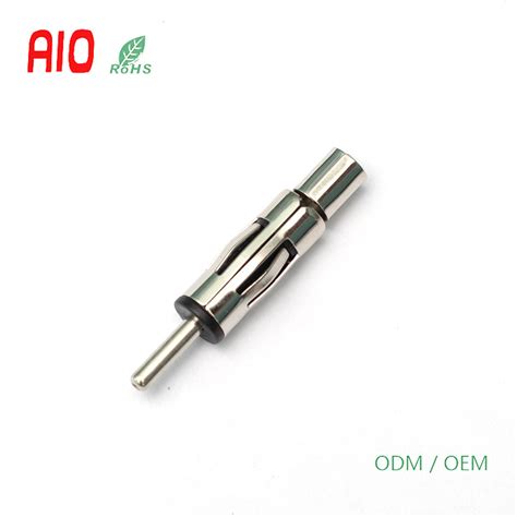 Car Radio Antenna Rf Din Solder Male Plug Connector For Coaxial Cable