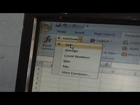 Mx Excel AutoSum Logical YouTube