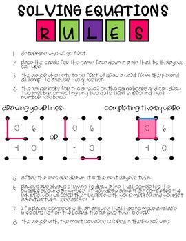 Squares Solving Equations By For The Love Of Teachin TPT