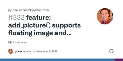 Feature Add Picture Supports Floating Image And Alignment Issue Python Openxml