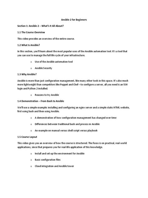 Ansible 2 For Beginners Pdf Cloud Computing Amazon Web Services