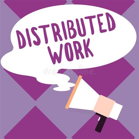 Handwriting Text Distributed Work Business Approach Practiced By Enterprises Using Network