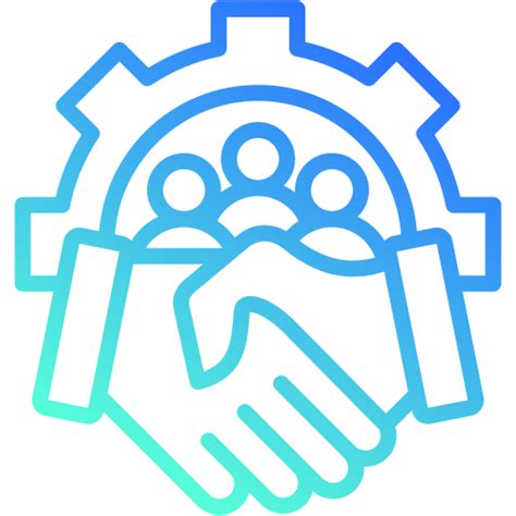 Customer Relationship Management Generic Gradient Outline Icon