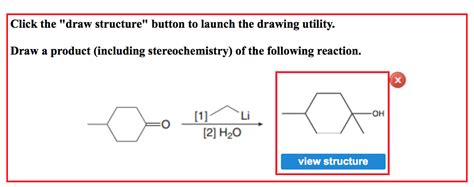 solved click the draw structure button to launch the