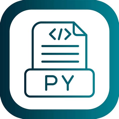 Python File Vector Icon Design 21348417 Vector Art At Vecteezy