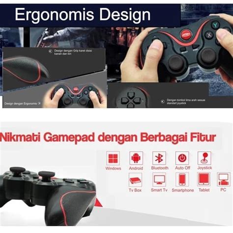 Jual Gamepad X3 Bluetooth Controller Joystick Stik For Android Pc Apple
