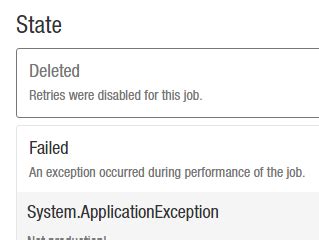 C Disable Re Queueing Of Failed Hangfire BackgroundJob Stack Overflow