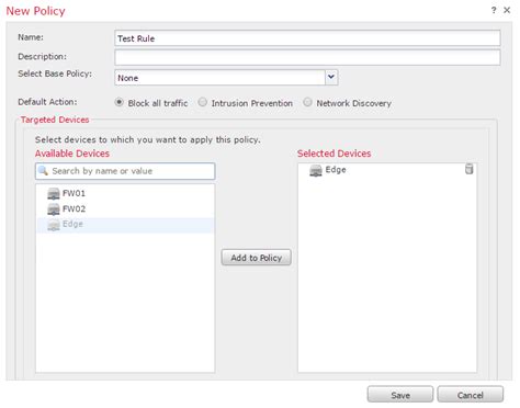 Fmc Access Control Policies Network Direction
