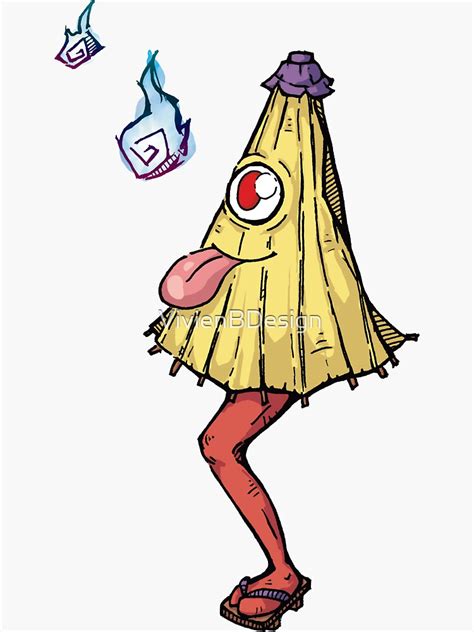 Yokai Kasa Obake 3 Sticker By Vivienbdesign Redbubble