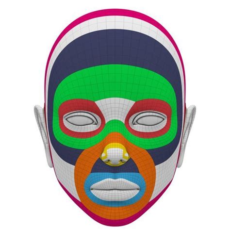 Pin By Wenru Tsai On Topology Face Topology Topology Character Modeling