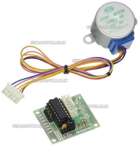 controlling stepper motor with l293d 5 steps with pictures