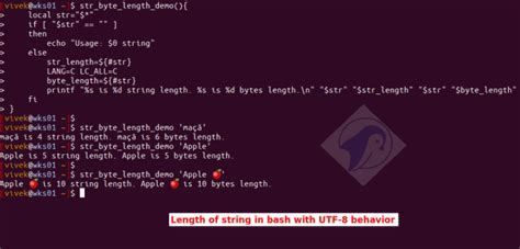 Bashkshsh Shell Find The Length Of A String Nixcraft