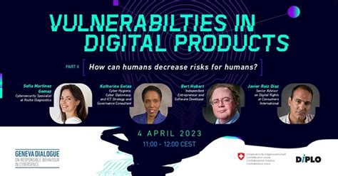 Vulnerabilities In Digital Products How Does This Impact The World Around Us Geneva Dialogue