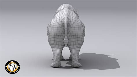 Toxodon Extinct Mammal 3d Model