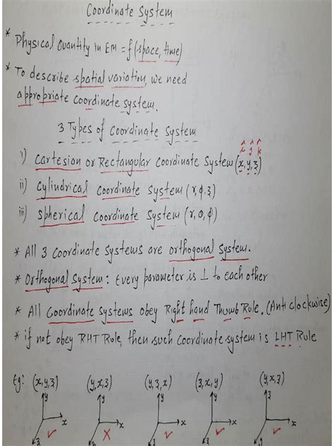 Lec 12 To 28 Coordinate System Complete Emft Pdf