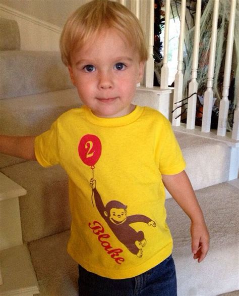 Personalized Curious Monkey Shirt On Etsy 1500 Curious George