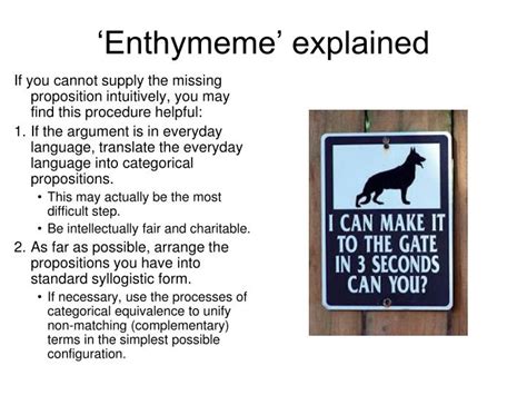 Ppt Chapter 6 6 Enthymemes Powerpoint Presentation Id 3593081