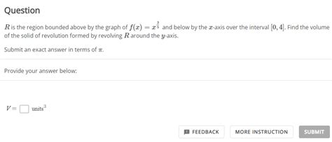 solved question ris the region bounded above by the graph of
