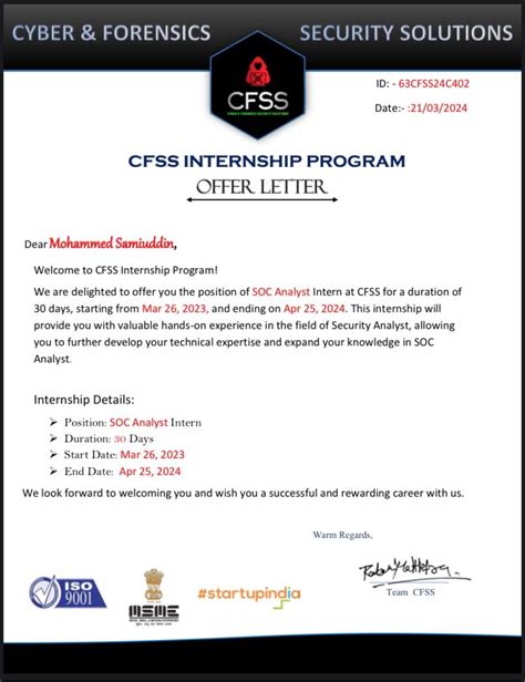 Socanalyst Cybersecurity Internship Cyberdefense Mohammed Samiuddin