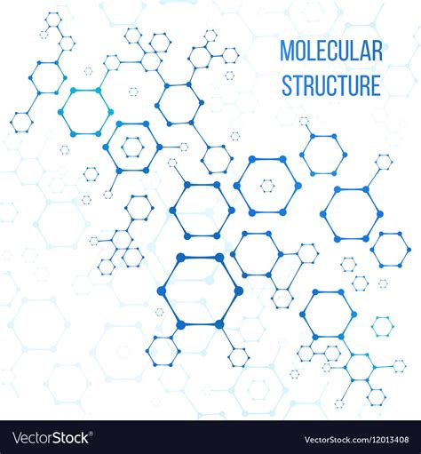 Molecular Structure Or Structural Coding Vector Image