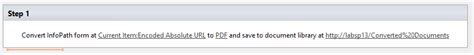 Convert Infopath Form To Pdf With Sharepoint Workflow