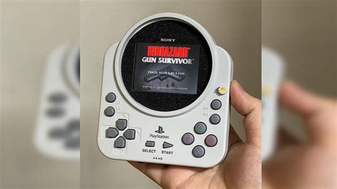 Modder Builds A Handheld Playstation Console Out Of A Rare Ps1 Controller Techspot