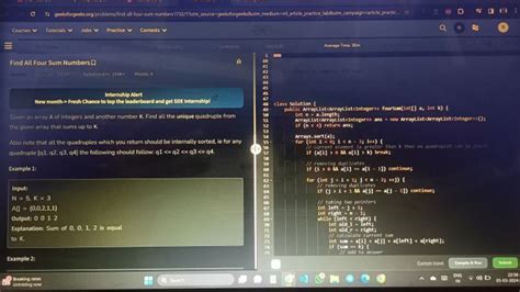 Day33 Solved 2 Problems On Searchingandsorting From The Dsa Sheet By