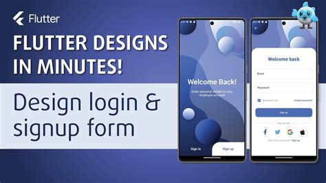 Building Flutter Screens Login Signup Validation Youtube