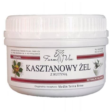 ZEL KASZTANOWY Z RUTYNA 350 G Aptekacurate Pl