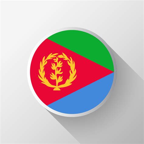 creative eritrea flag circle badge 36038575 vector art at vecteezy