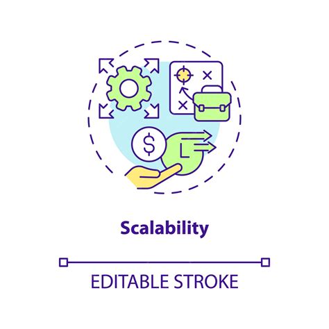 Premium Vector Scalability Concept Icon