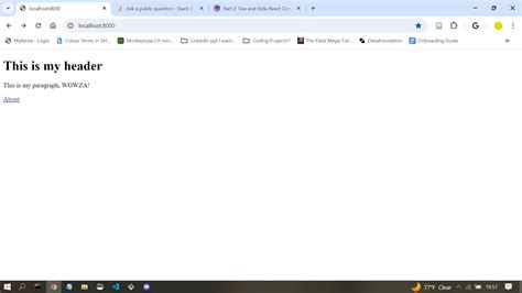Reactjs Page Will Not Load Even Though A Javascript File With Its
