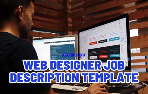 web designer job description template jobstore careers blog