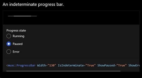 ProgressBar Doesn T Show Difference Between Paused And Error Option
