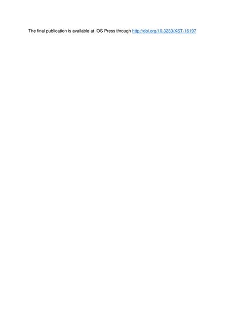 Pdf Multi Material Linearization Beam Hardening Correction For Computed Tomography