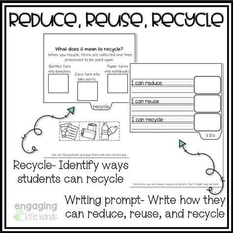 reduce reuse recycle interactive flip books made by teachers