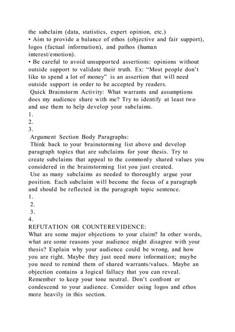 Classical Argument Outline Rhetorical Situation Purpose Co Docx