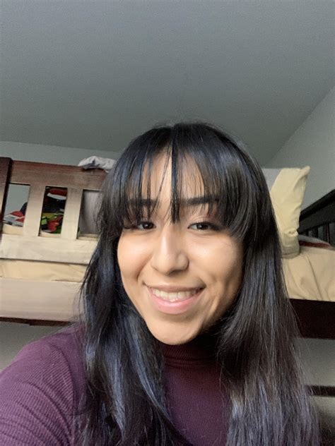 Update I Cut Some Layers And Got A Bit Of A Textured Bang What Do You Guys Think R