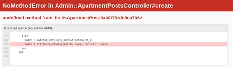 Ruby On Rails Nomethoderror In Adminapartmentpostscontrollercreate