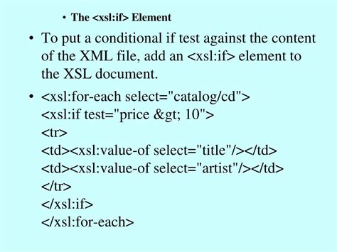Ppt Xsl Stands For Extensible Stylesheet Language And Is A Style Sheet Language For Xml