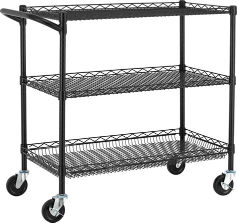 Finnhomy 3 Tier Heavy Duty Commercial Grade Utility Cart