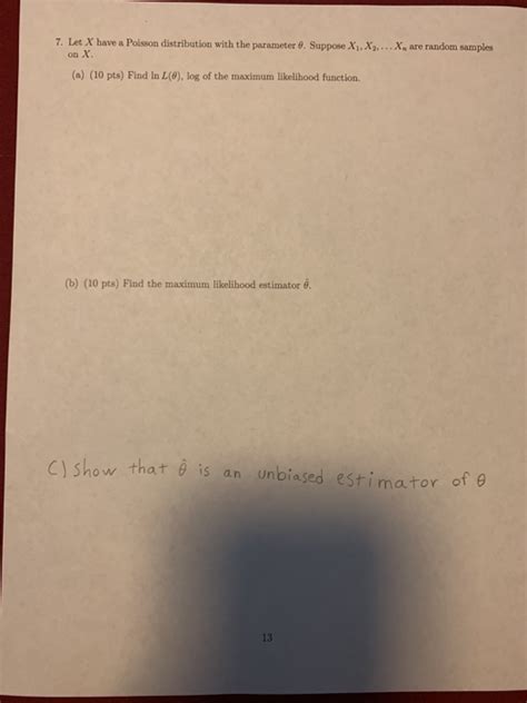 solved 7 let x have a poisson distribution with the