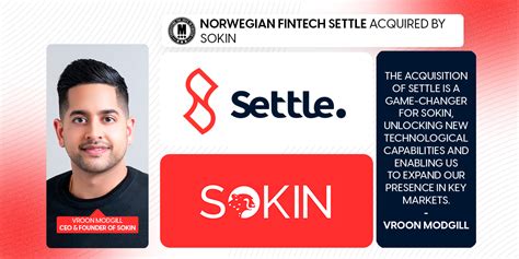 Norwegian Fintech Settle Acquired By Sokin