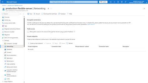 Disable Public Access Azure Database For Postgresql Microsoft Learn