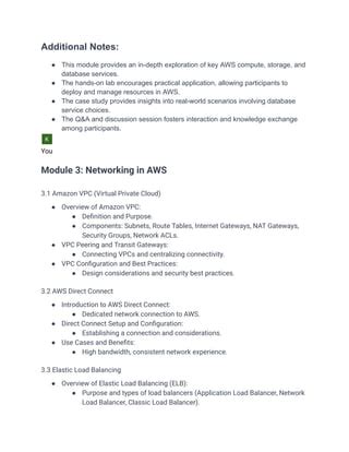 Module 1 Introduction To Cloud Computing And AWS Pdf Cloud Computing Internet