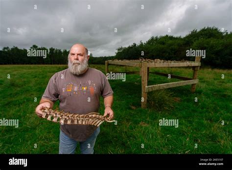 Picture By Jim Wileman 130821 Derek Gow Pictured With A Sky Table At Upcott Grange Farm