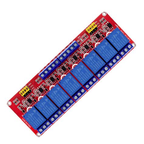 Módulo Rele 8 canais 12V com Borne