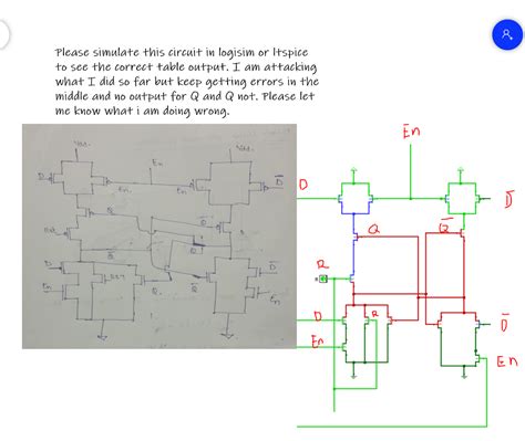 please simulate this circuit in logisim or itspice to