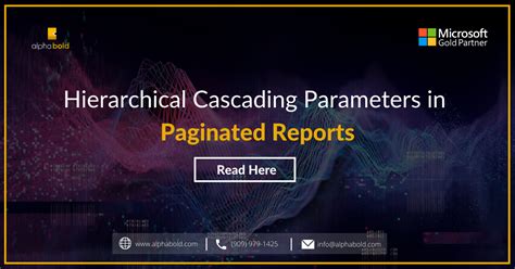 Hierarchical Cascading Parameters In Paginated Reports