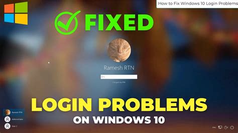 Easily Fix All Windows 10 Login Problems With This Working Solution Expert Guide Youtube